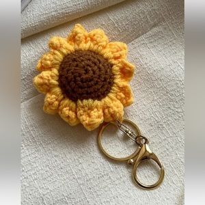 Accessories | Nip Crochet Sunflower Bag Charm | Poshmark